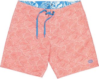 Panareha Badeshorts aus recyceltem Polyester f&uuml;r Herren Plaka Rot (44)