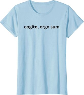 Alberta Ferretti cogito, ergo sum Latein f&uuml;r ich denke, deshalb bin ich T-Shirt
