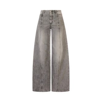 Sportmax Damen, Jeans, Grau, W27Gr&ouml;&szlig;e