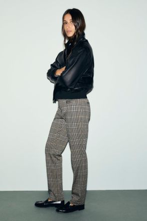 Gerard Darel Pantalon slim Pied de poule - MADIE - Ficelle