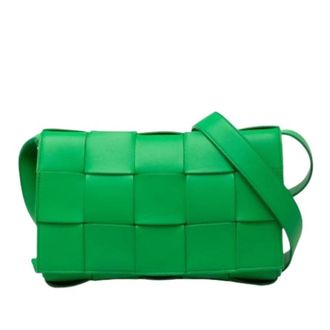 Bottega Veneta Pre-owned Cassette Shoulder Bag - - Pre-owned - Damen - Gr&uuml;n - ONE SIZE
