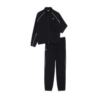 Lacoste Trim Accent Tennis-Trainingsanzug - - Sport - Herren - Schwarzk - L