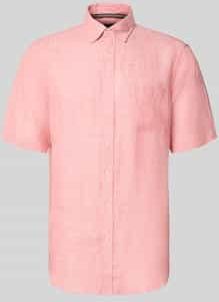 Christian Berg Regular Fit Freizeithemd aus Leinen