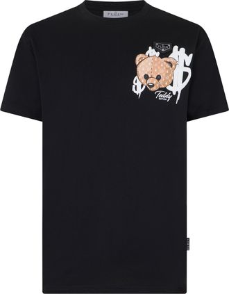 Philipp Plein Kurzarm-Rundhals-T-Shirt Teddy