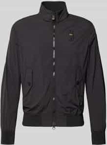 Blauer Jacke mit Pattentaschen Modell Alwin