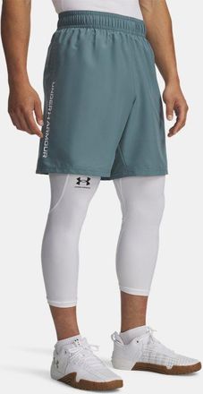 Under Armour Tech Woven Wordmark Shorts f&uuml;r Herren (21 cm) Midnight Blaue Marine / Wei&szlig; XXL