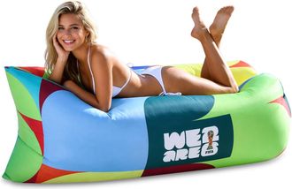 Fifa Aufblasbare Sonnenliege, Luftsofa, tragbar, wasserdicht und auslaufsicher, ideal f&uuml;r Hinterhof, Strand, Reisen, Camping, Picknicks und Musikfestivals