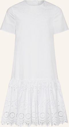 Dolce & Gabbana Kleid Mit Lochspitze weiss