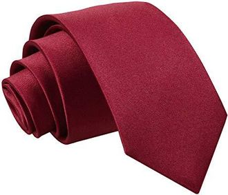 DQT Cravate Satin Enfant 8+ Ans Bourgogne