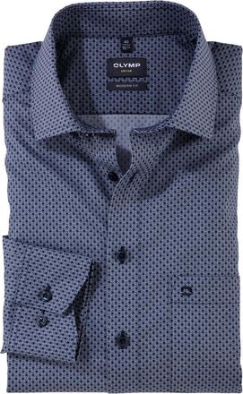 Olymp Olymp, Homme, Chemises, Bleu, Taille: M Luxor Business Shirt