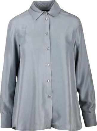 Max Mara Damen, Blusen & Hemden, Grau, XLGröße