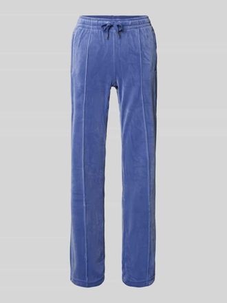 Juicy Couture Sweatpants mit L&auml;ngsn&auml;hten Modell TINA