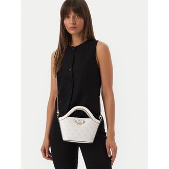 Guess Handtasche Guess Lindsey Mini HWSG97 49750 Creme