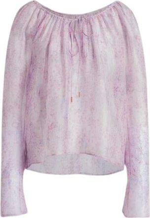 Alberta Ferretti Femme, Blouses et Chemises, Rose, Taille: 38 FR Blouse Spring blooms
