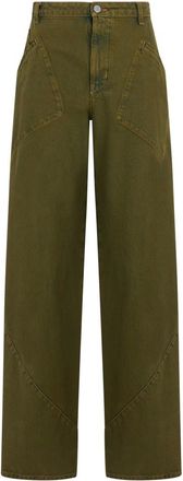 Alberta Ferretti Femme, Jeans, Vert, Taille: 42 FR Wide Jeans
