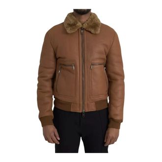 Dolce & Gabbana Herren, Jacken, Braun, XSGröße