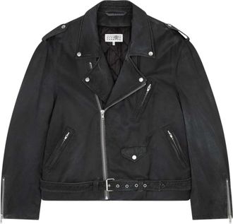 Maison Margiela Homme, Vestes, Noir, Taille: M Vestes en m&eacute;lange de coton avec rembourrage en polyester