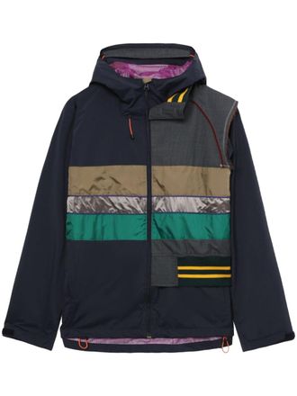 Kolor veste à empiècements contrastants - Bleu