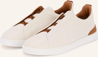 Ermenegildo Zegna Zegna Slip-On-Sneaker Triple Stitch weiss