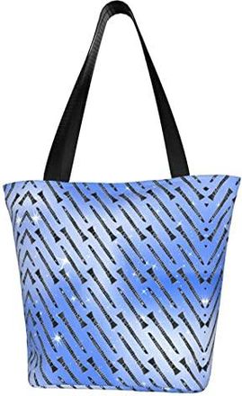 AOOEDM Clarinette Musical Instrument R&eacute;utilisable Sac Fourre-Tout Femmes Casual Sac &Agrave; Main Sacs &Agrave; Bandouli&egrave;re pour Shopping &Eacute;picerie Voyage &Agrave; Lext&eacute;rieur
