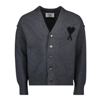 Ami Damen, Strickwaren, Grau, MGr&ouml;&szlig;e