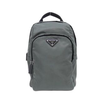 Prada Pre-owned Tessuto Schultertasche - - Pre-owned - Damen - Grau - ONE SIZE