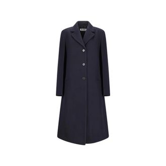 Jil Sander Manteau 82 - Femme - Manteaux - Bleu - Taille: 42 FR