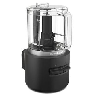 KitchenAid Kabelloser Zerkleinerer - Go Cordless - 1,18L - 2 Geschwindigkeiten und Pulse - Mit Edelstahlklinge und Schneebesen - 25 Minuten Nutzungsdauer pro Lad