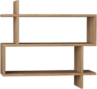 DRAWER Drawer - tag&egrave;re murale en bois L70cm - Bois clair - Plex
