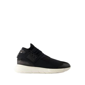 Yohji Yamamoto Schwarze Qasa Sneakers aus Leder - - Shoes - Herren - Schwarzk - 39 EU