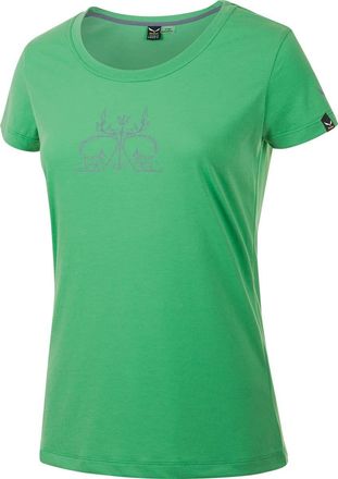 Salewa FANES Cow Dry W S/S Tee - Kurze Ärmel T-Shirt - Damen - grün - XL