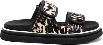 Hogan Sandalen mit doppeltem Riemen - Schwarz