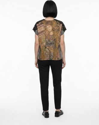 Dolce & Gabbana Womens Blue Polyamide T-Shirt
