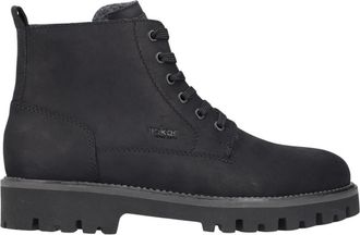 Rieker Bottes mi-mollet lac&eacute;es d&eacute;contract&eacute;es - Homme - Chaussures - Noir - Taille: 42 EU