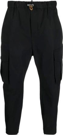 Dsquared2 Homme, Pantalons, Noir, Taille: M Pantalon fusel&eacute; &agrave; cordon de serrage