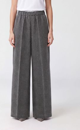 Fabiana Filippi Palazzo-Hose mit hohem Bund aus Wollmischung
