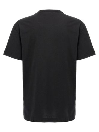 Dolce & Gabbana Logo-Embroidered T-Shirt - black