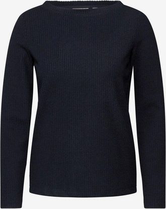 Cecil Langarmshirt Strukturshirt (1-tlg)