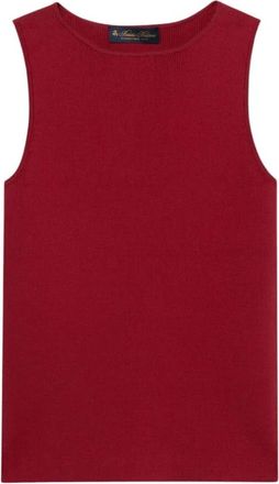 Brooks Brothers Tanktop mit Rippstrick - - Knitwear - Damen - Rot - M