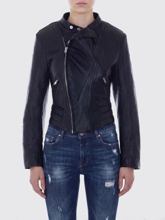 Maison Margiela Bikerjacke aus Schafsleder in Slim-Fit mit Seitenrei&szlig;verschluss