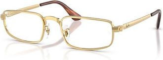 Ray-Ban Rb3927v Optics By A$ap Rocky Arista Gold Fassung Klar Glas Polarisiert 52-21