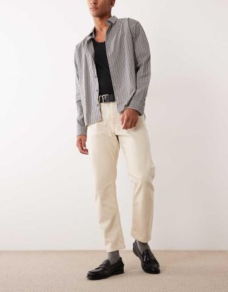 Jack & Jones Chris - Straight Jeans in Creme-Wei&szlig;