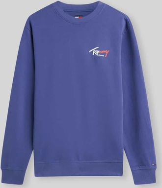 Tommy Jeans Regular Fit Sweatshirt aus reiner Baumwolle