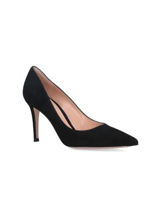 Gianvito Rossi Womens With Heel Black Upper: Suede Leather High Shoes