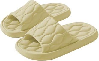 Generic Pantoufles de bain pour femme - Semelle &eacute;paisse - Paire de pantoufles dint&eacute;rieur pour la maison - Salle de bain - Fond souple EVA - Pour hommes et fem