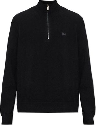 Burberry Homme, Pulls, Noir, Taille: M Pull en Cachemire Cameron