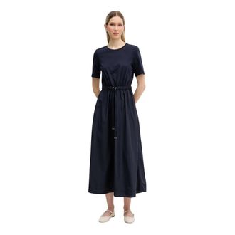 Oui Ausgestelltes Kleid - - Dresses - Damen - Blau - XS