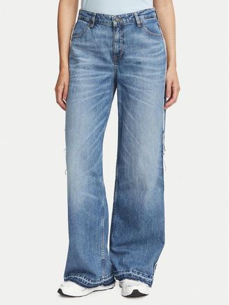 Guess Jeans W6BA18 D1795 Blau Wide Leg
