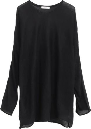 The Row blouse à manches longues - Noir