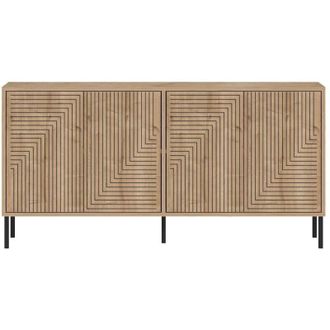 Asir Group LLC CALICOSY - Buffet 4 portes fa&ccedil;ades stri&eacute;es EVOLET